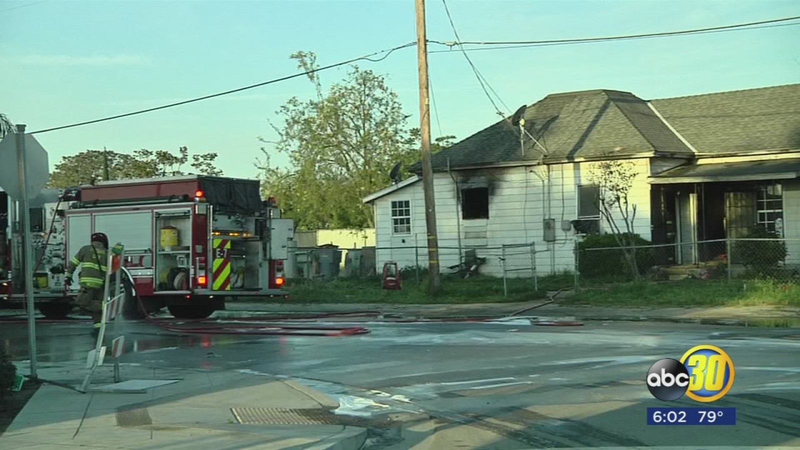 Family of 12 displaced after fire breaks out at Southwest Fresno home - ABC30 Fresno