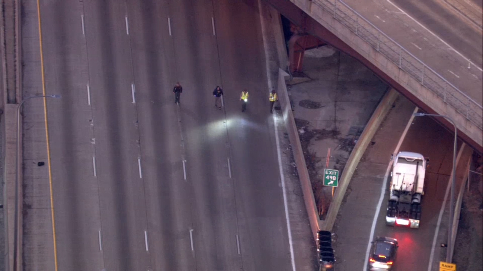 Outbound Kennedy Expressway, or I-90, reopens at Division in Chicago ...