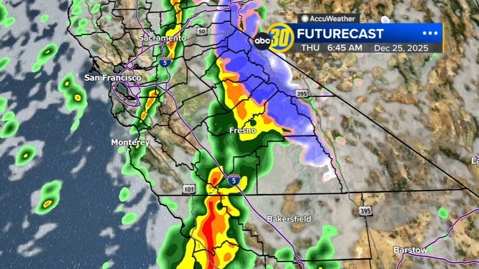 Central California forecast for heavy rain, flooding and snow during ...