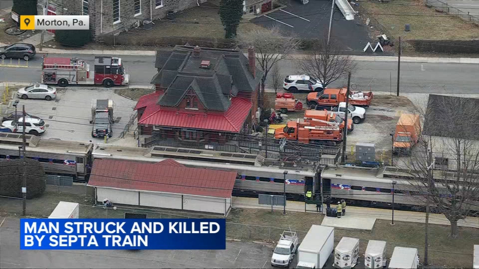 Man fatally struck by SEPTA train near Morton Station, Delaware County ...
