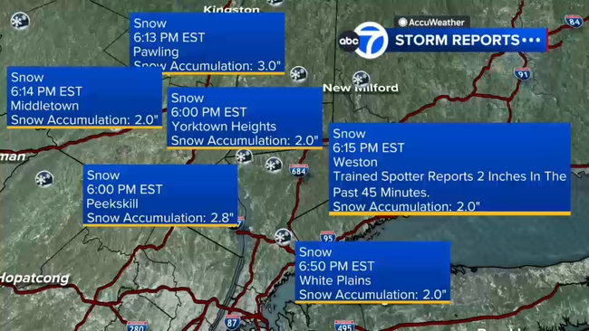 AccuWeather Update: Winter storm racking up several inches of snow in ...