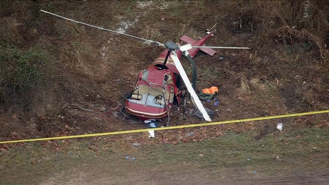 One dead after 2 helicopters crash mid-air in, New Jersey, Hammonton ...