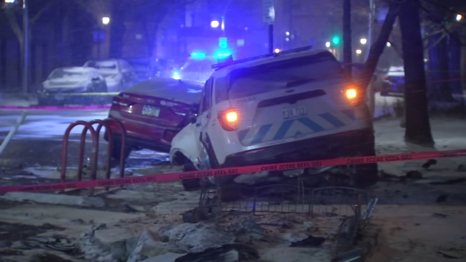 1 charged in crash that injured 2 Chicago police officers on Racine ...