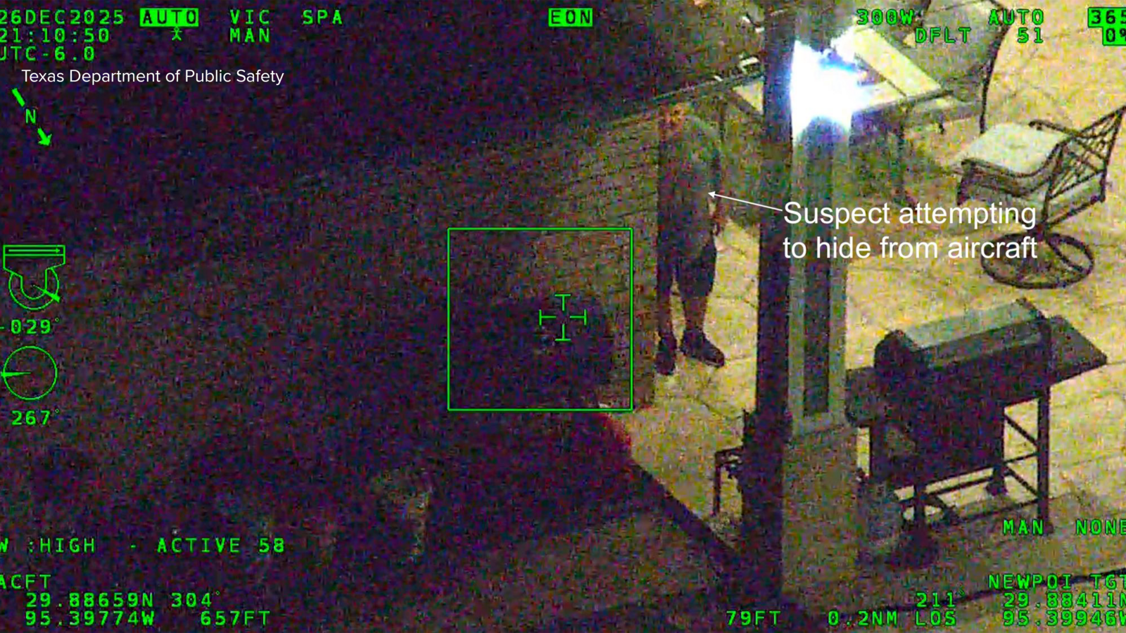 Laser strike on DPS helicopter during Harris County manhunt, according ...