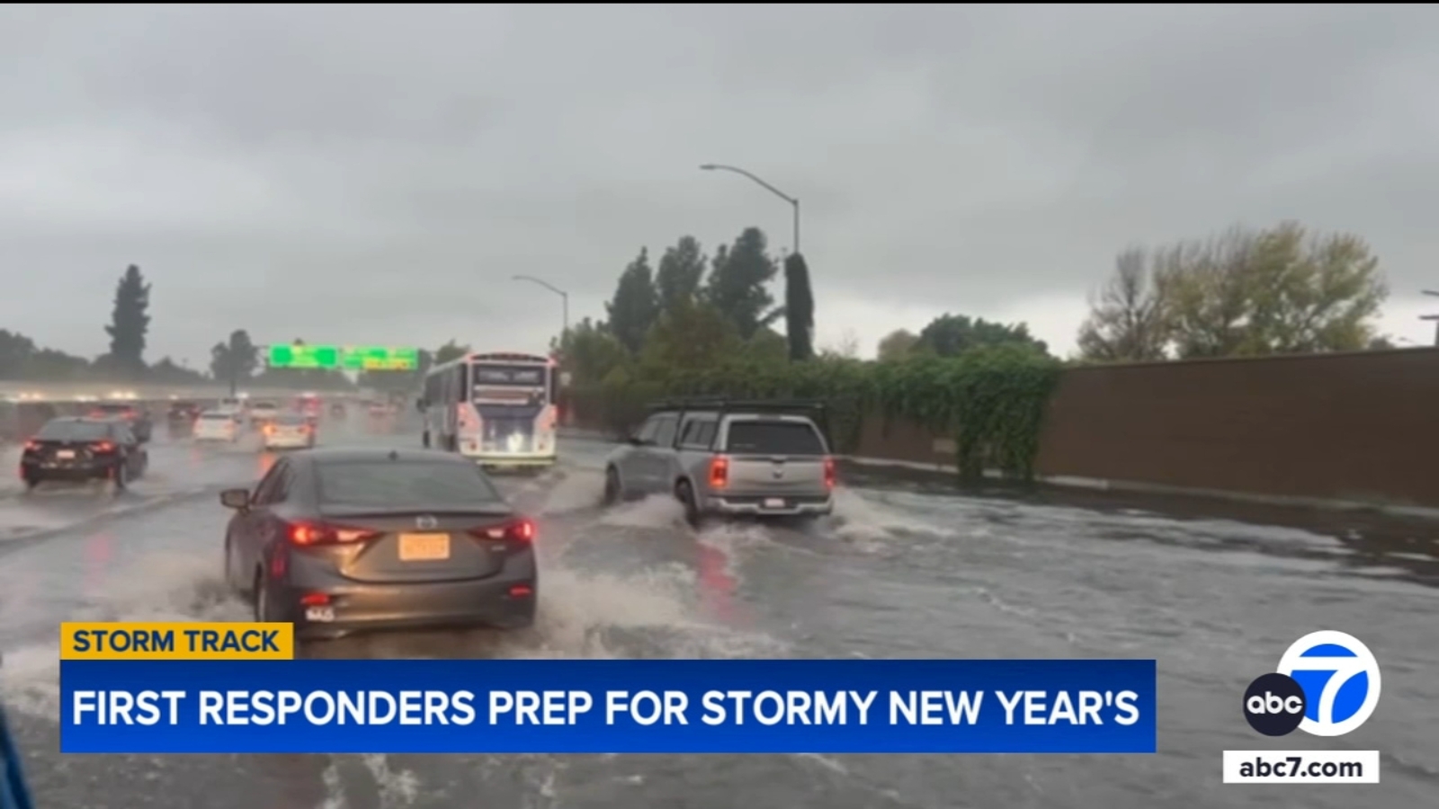 First responders prepare for New Year's Eve storm - ABC7 Los Angeles