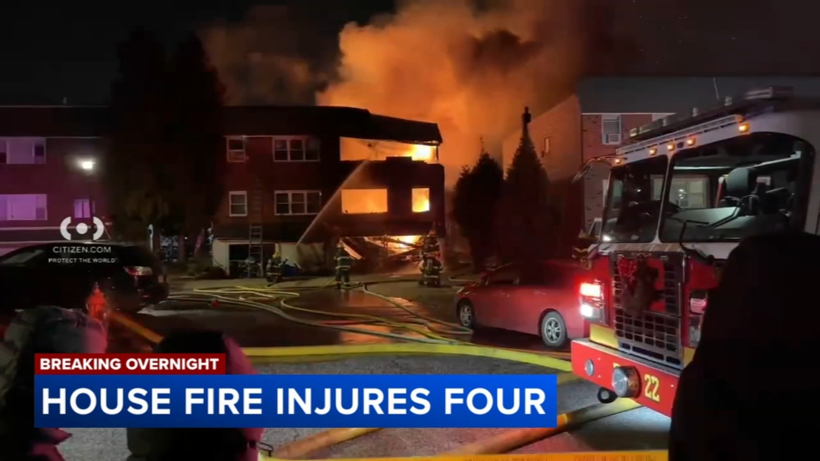 Four injured after house fire in the Somerton section of the city ...