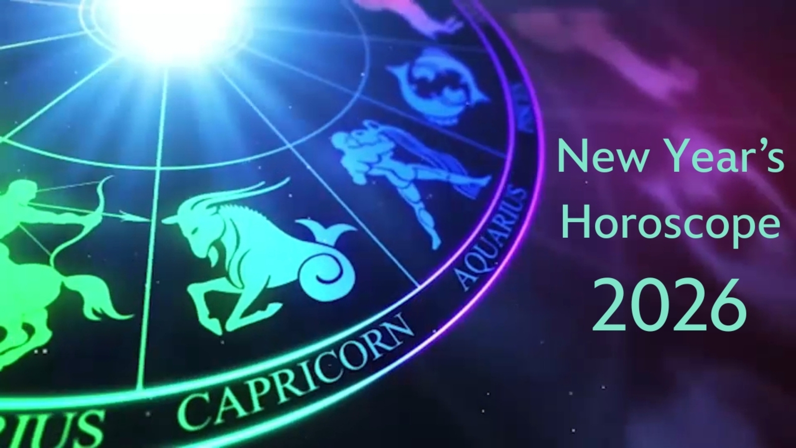 Horoscopes: What does 2026 hold for you? Check out your New Year's ...