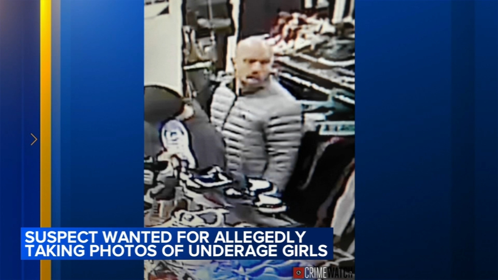 Police release images of man accused of photographing underage girls in ...