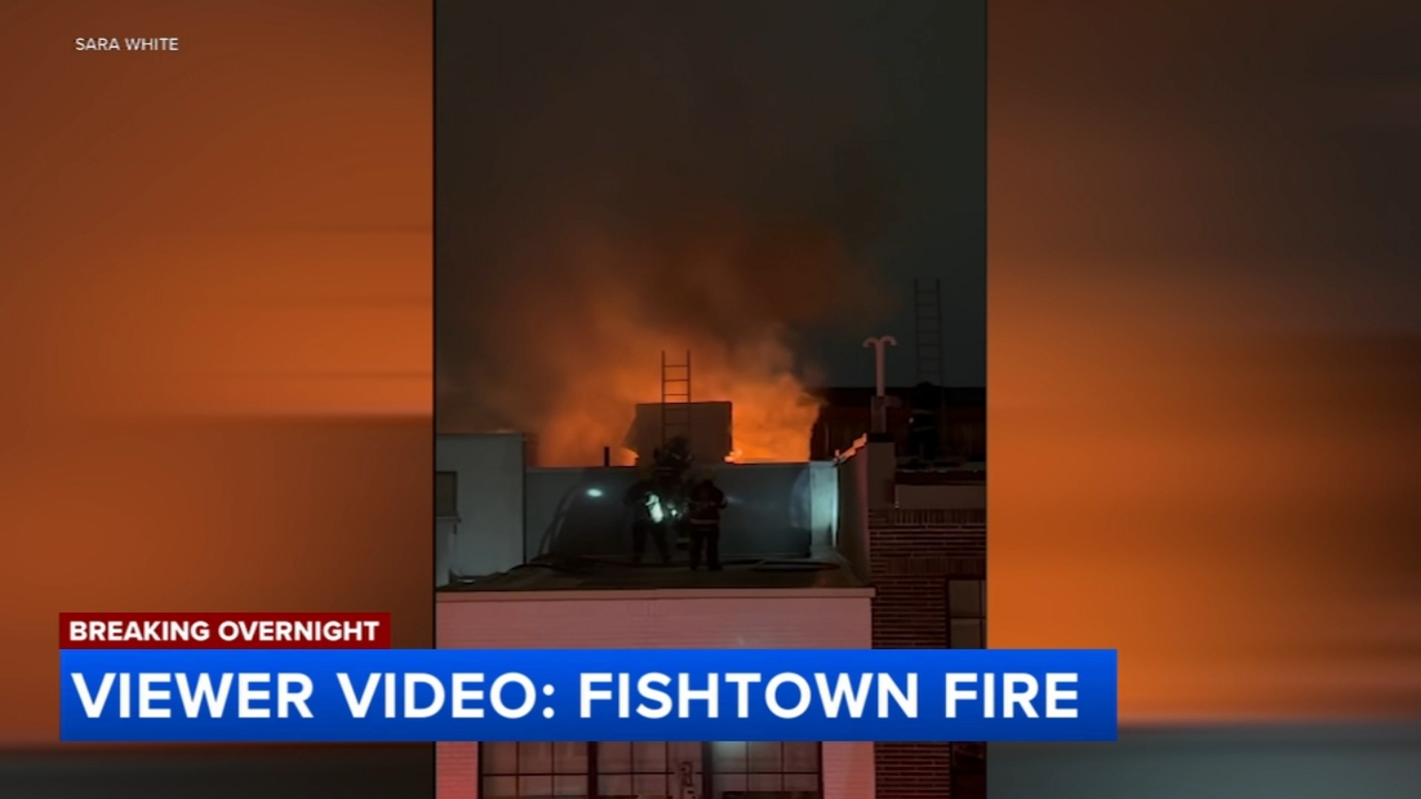 Crews battle fire on rooftop of Fishtown office building - 6abc ...