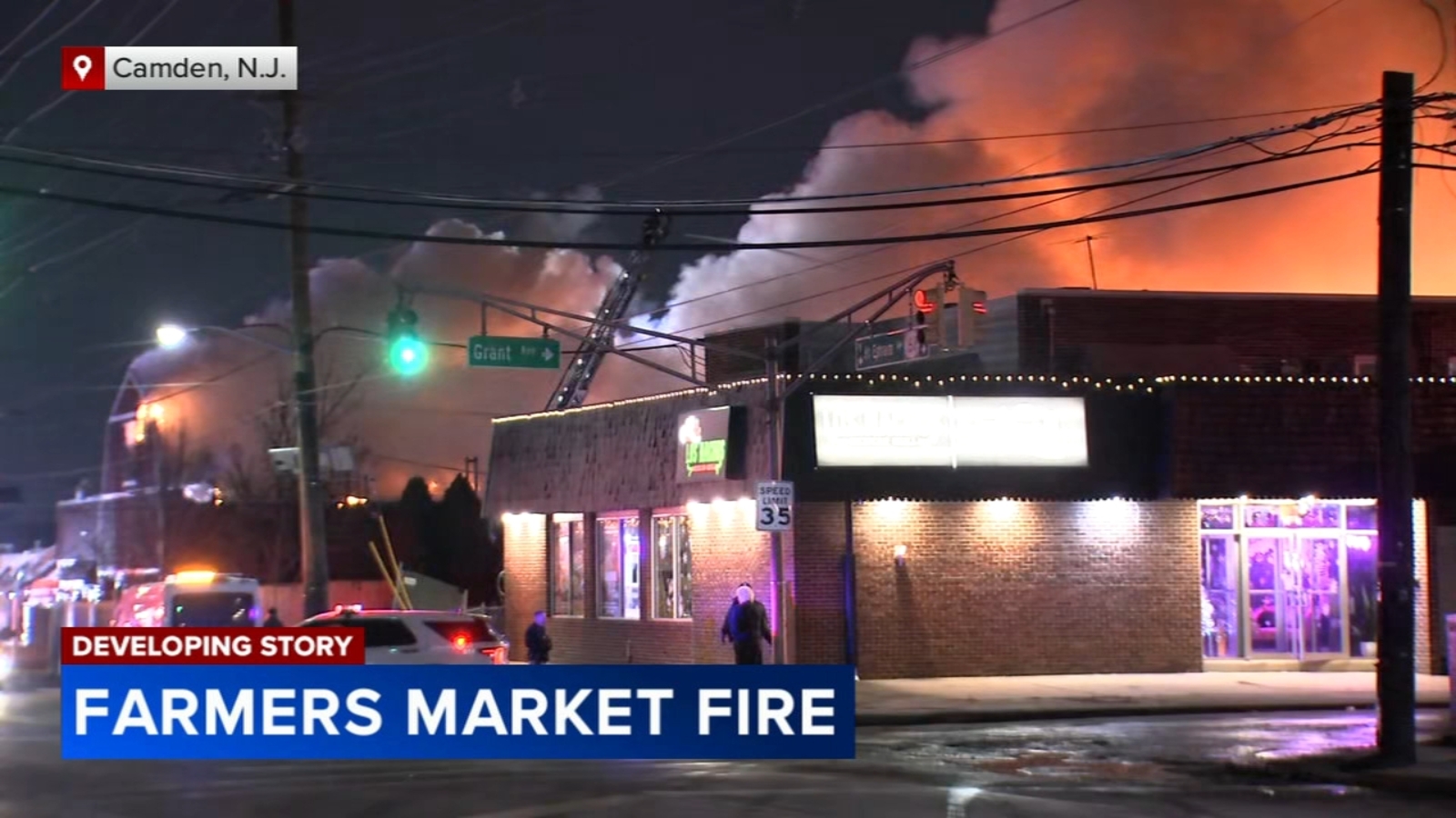 Crews battle massive building fire on Mount Ephraim Avenue in Camden ...
