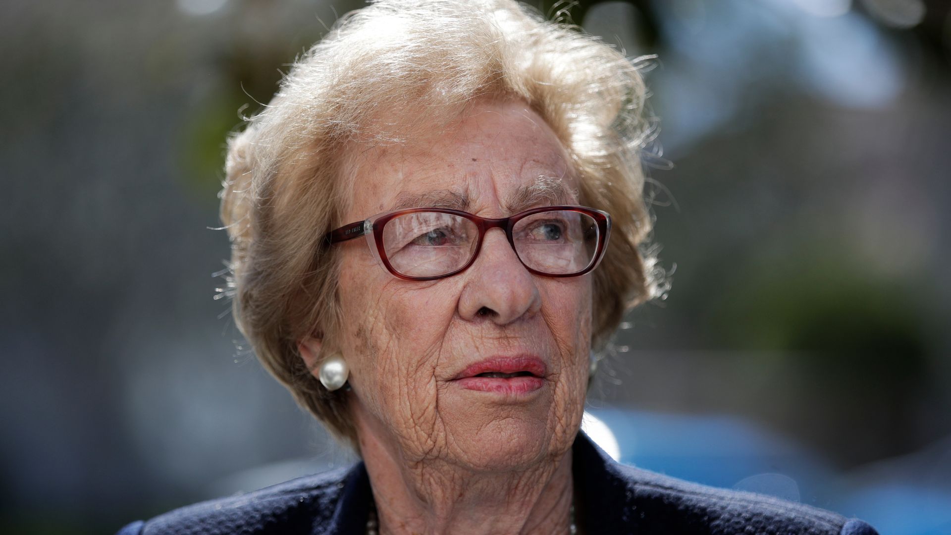 Auschwitz survivor Eva Schloss, stepsister of Anne Frank and educator ...