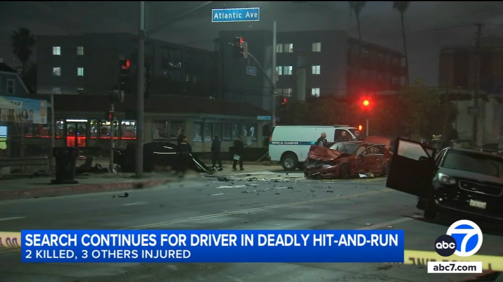 Long Beach hit-and-run crash leaves 2 dead, search underway for driver ...