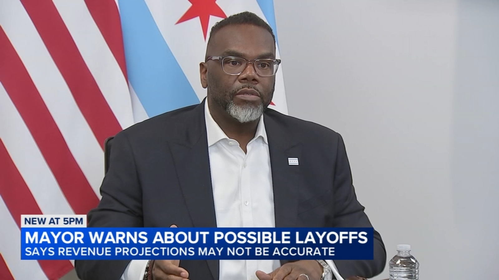 Chicago Mayor Brandon Johnson warns layoffs could come mid-year after ...