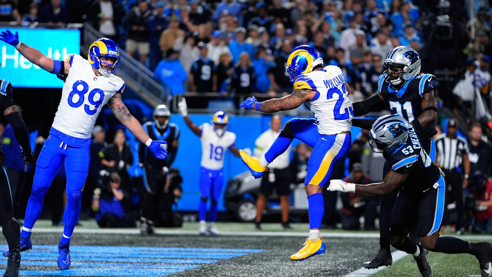 Los Angeles Rams advance with nail-biting 34-31 victory over Carolina ...