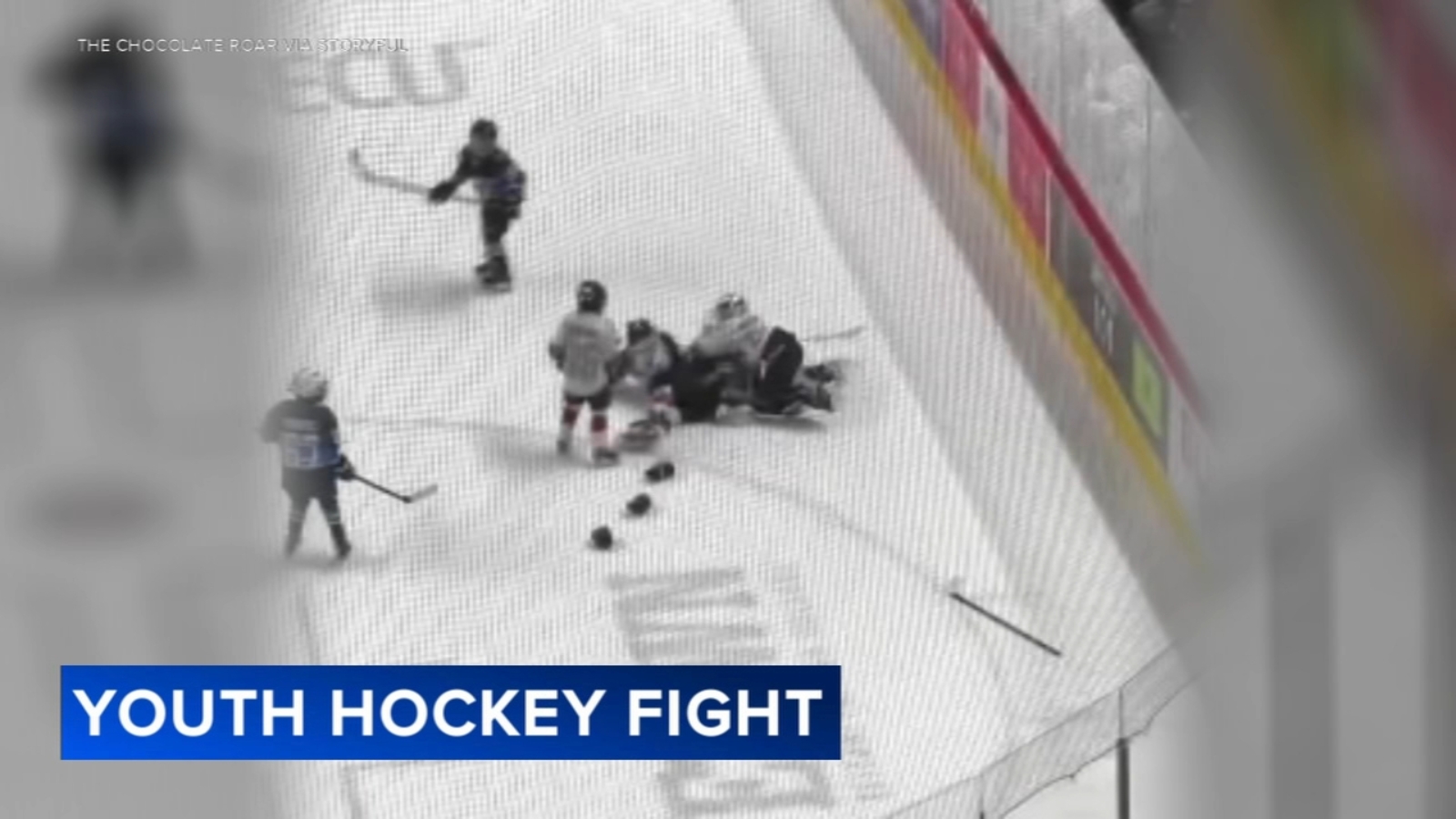 Brawl breaks out during 'Mites on Ice' intermission game in Hershey ...