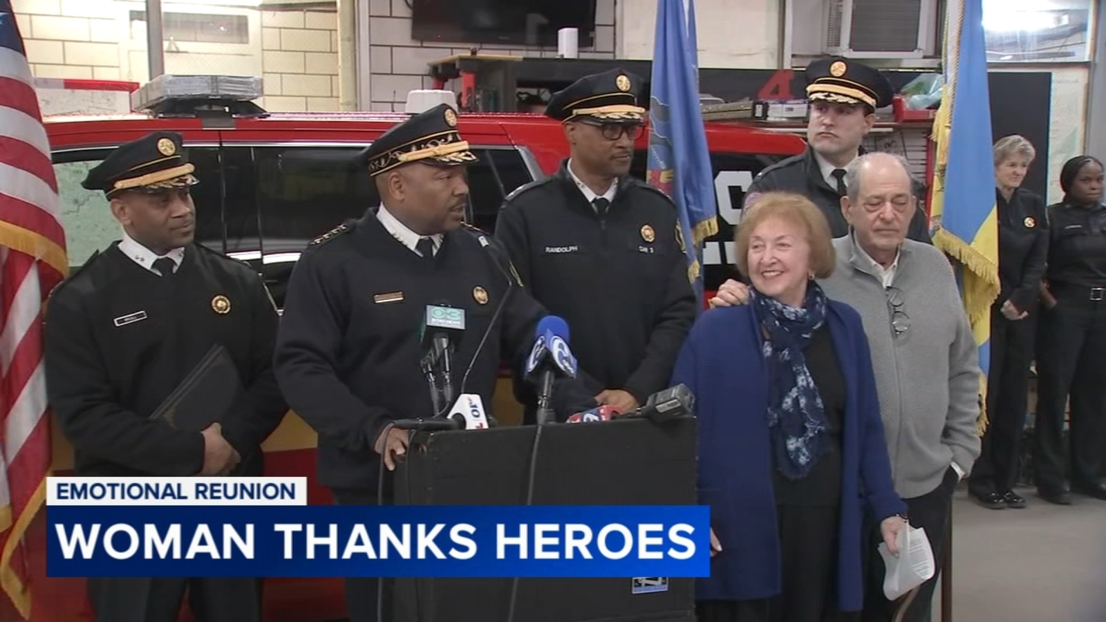Philadelphia woman reunited with first responders who helped save her ...