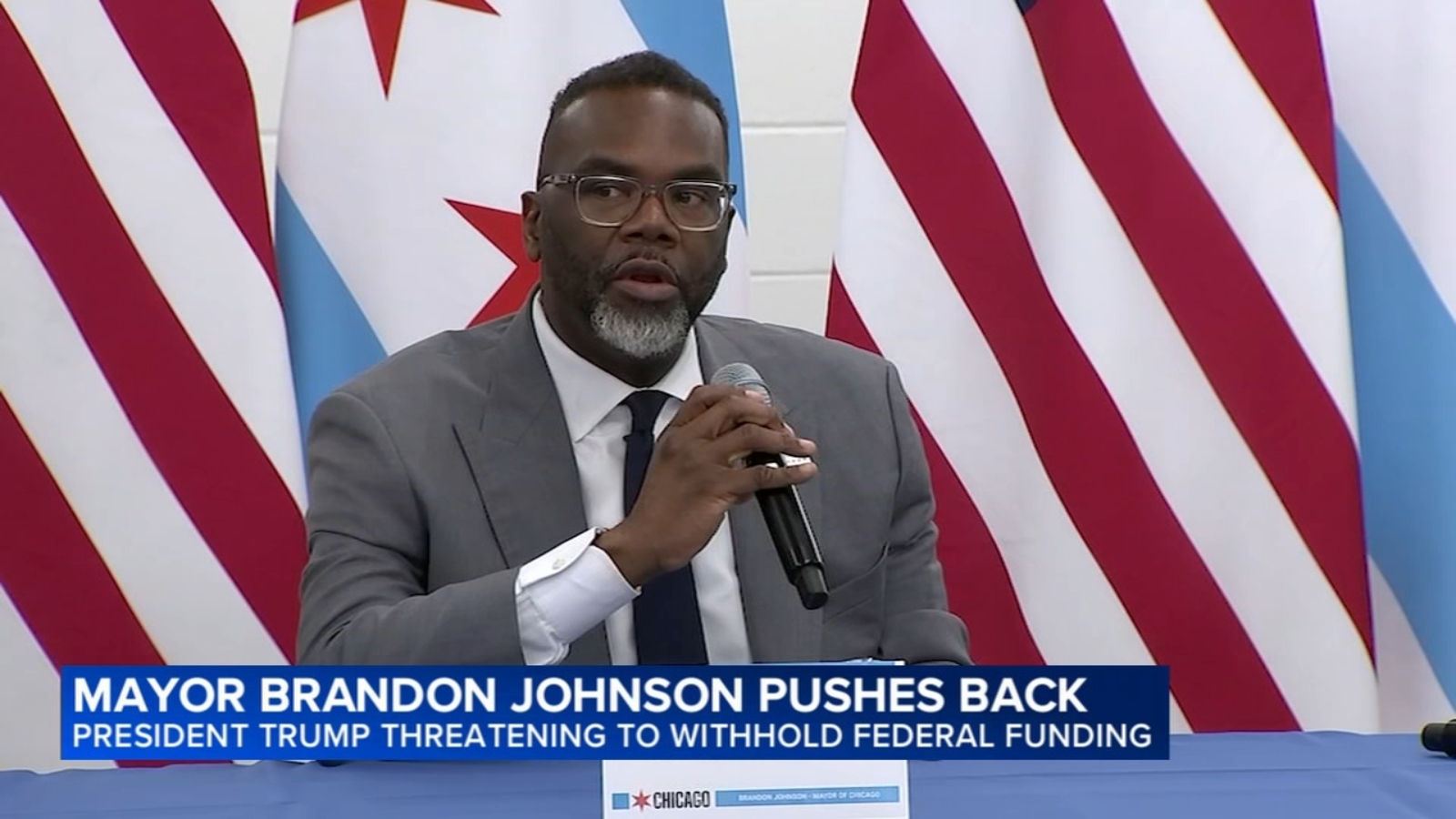 Chicago Mayor Brandon Johnson pushes back on President Donald Trump's ...