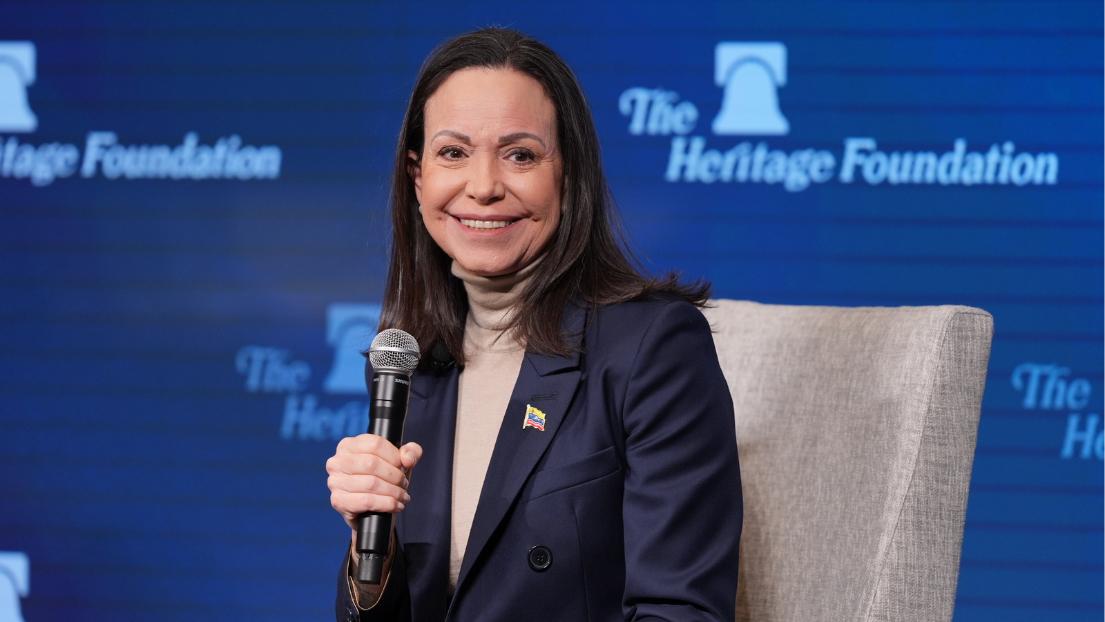 Venezuelan opposition leader Machado 'grateful' to Trump after giving ...