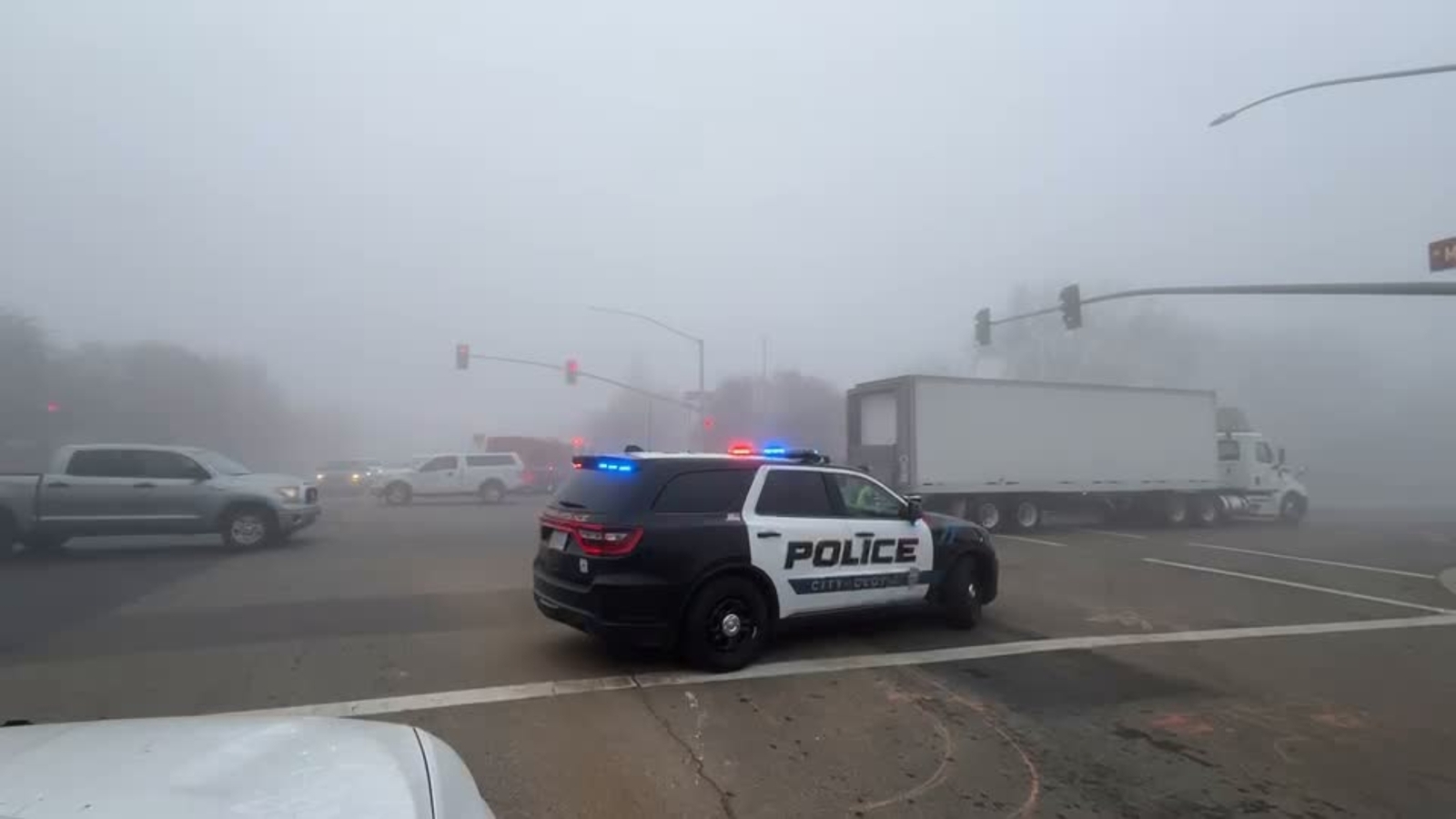 Teen injured in fog-related crash with truck in Clovis, police say ...