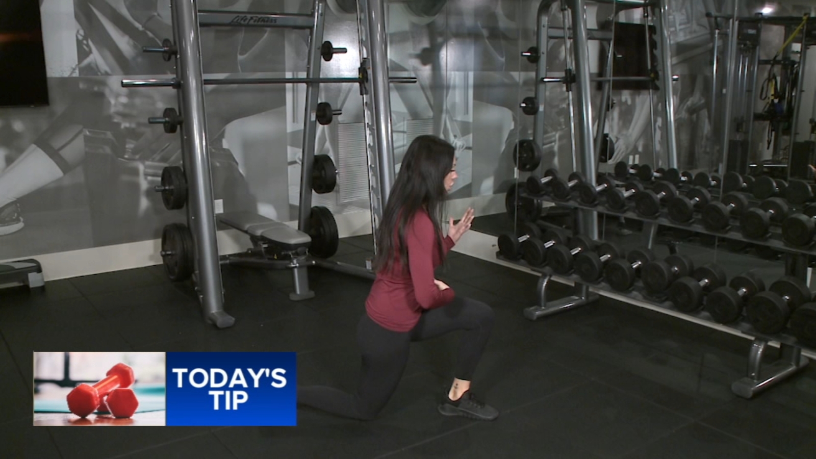 A simple and effective plie, lunge - Today's Tip - 6abc Philadelphia