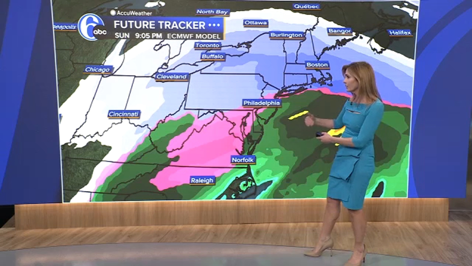 Models show the storm continues tracking north. Here's what that means ...