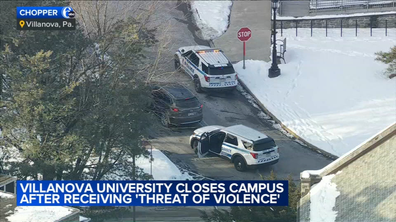 Villanova University in Delaware County, Pennsylvania gives all-clear ...