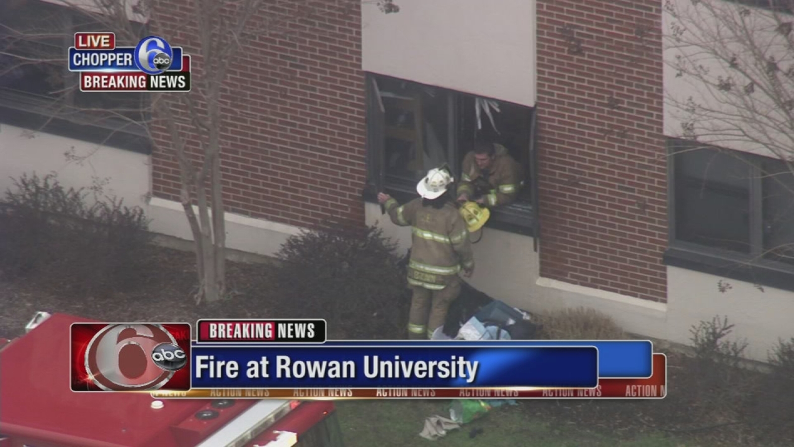 Fire inside residential hall at Rowan University - 6abc Philadelphia