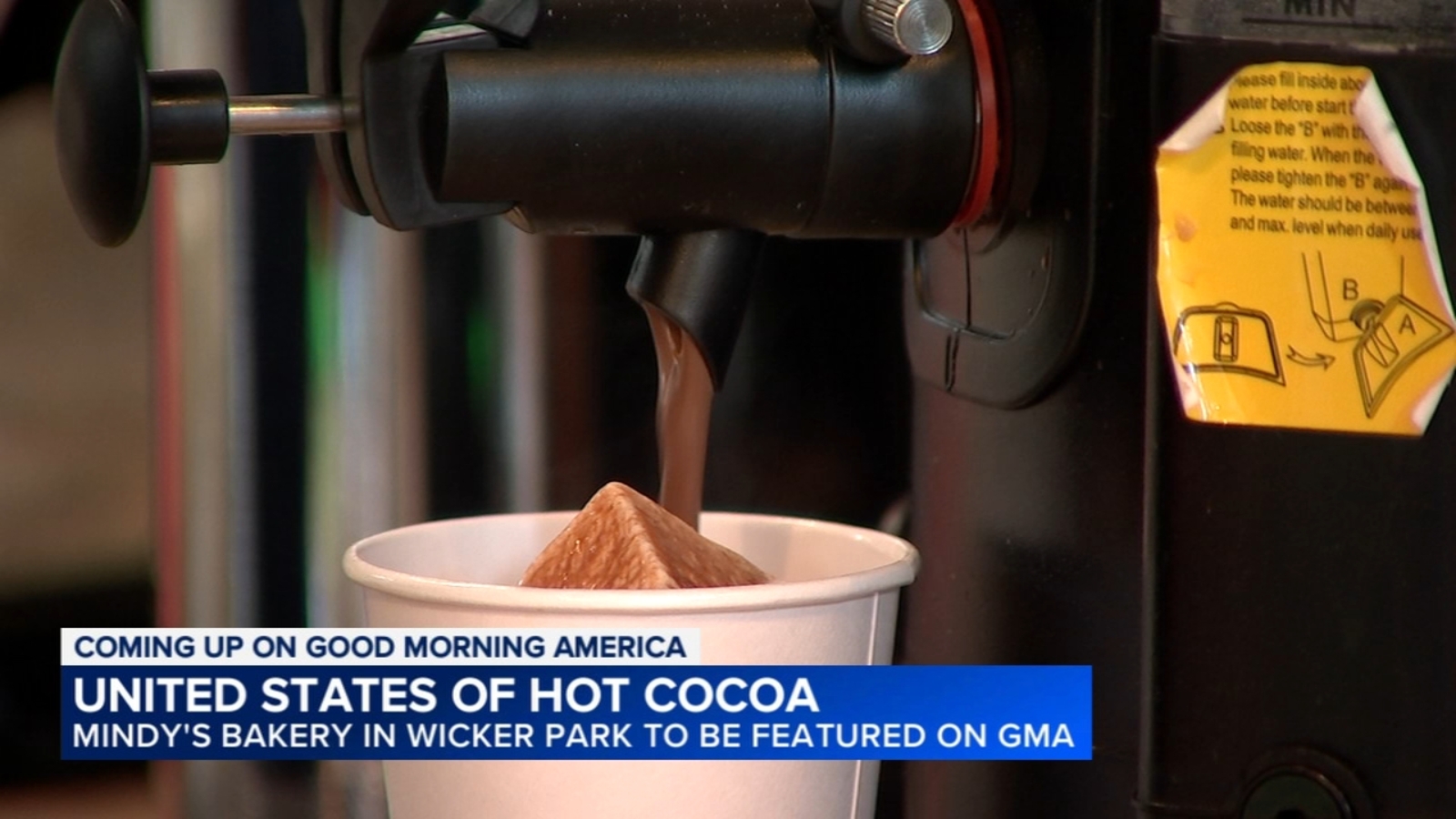 GMA featuring Mindy's Bakery as part of United States of Hot Cocoa ...