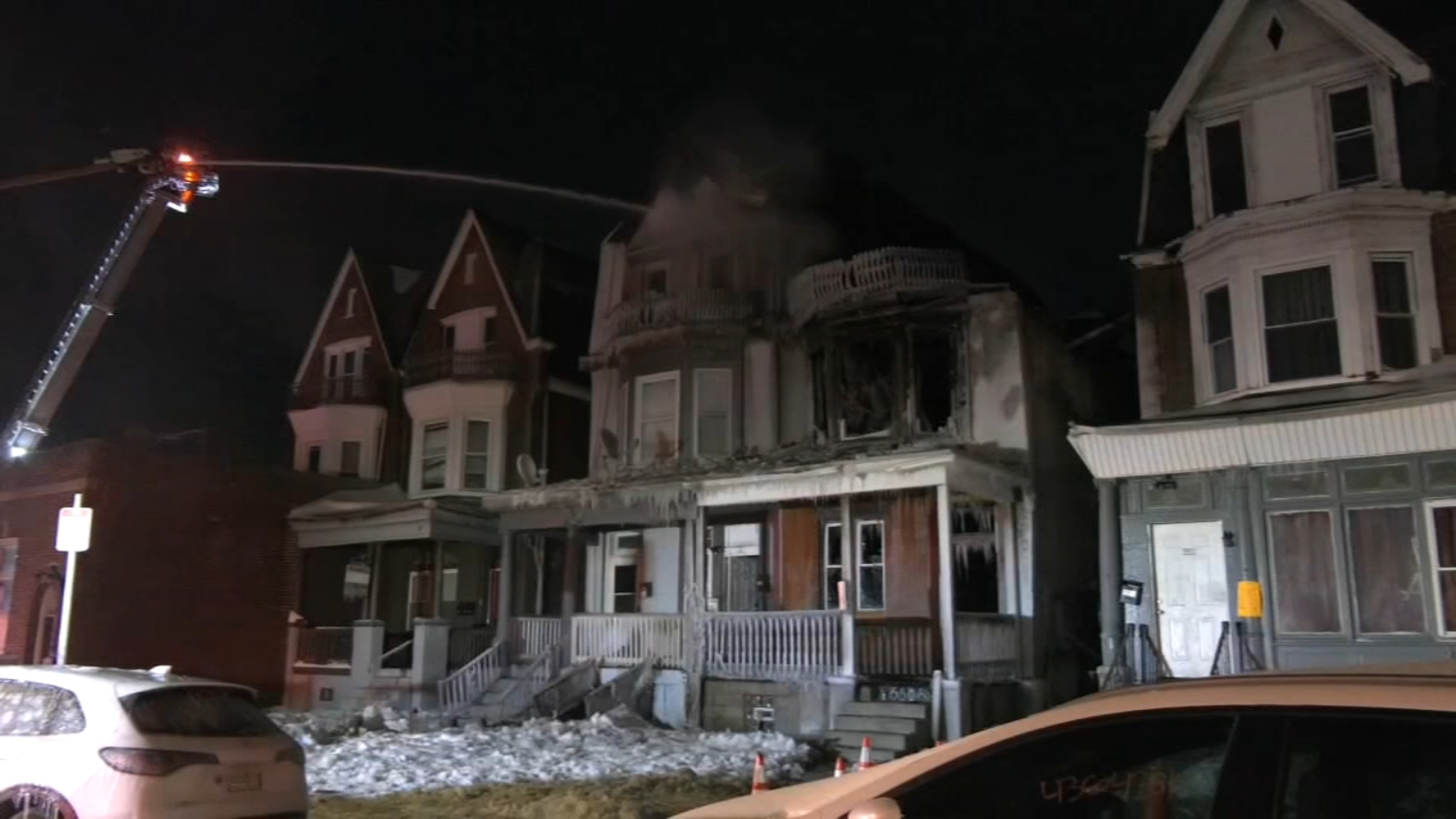 Fire damages twin home in Southwest Philadelphia - 6abc Philadelphia