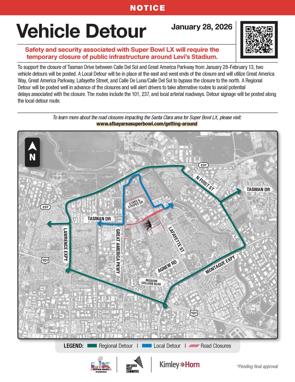 Super Bowl 2026: Road closures impacting San Francisco near Moscone ...