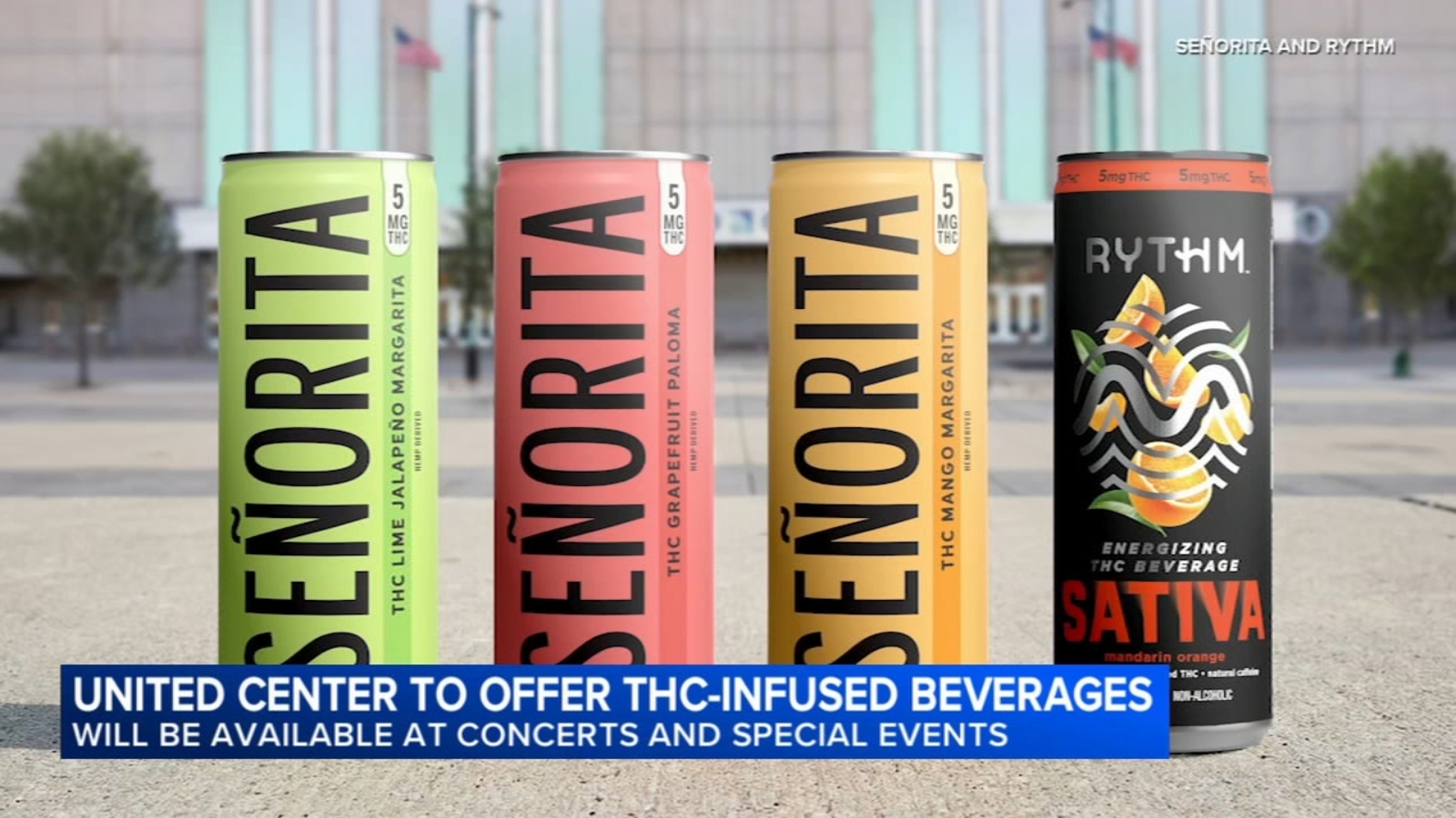 THC drinks at United Center: RYTHM Inc., Senorita THC drink options to ...