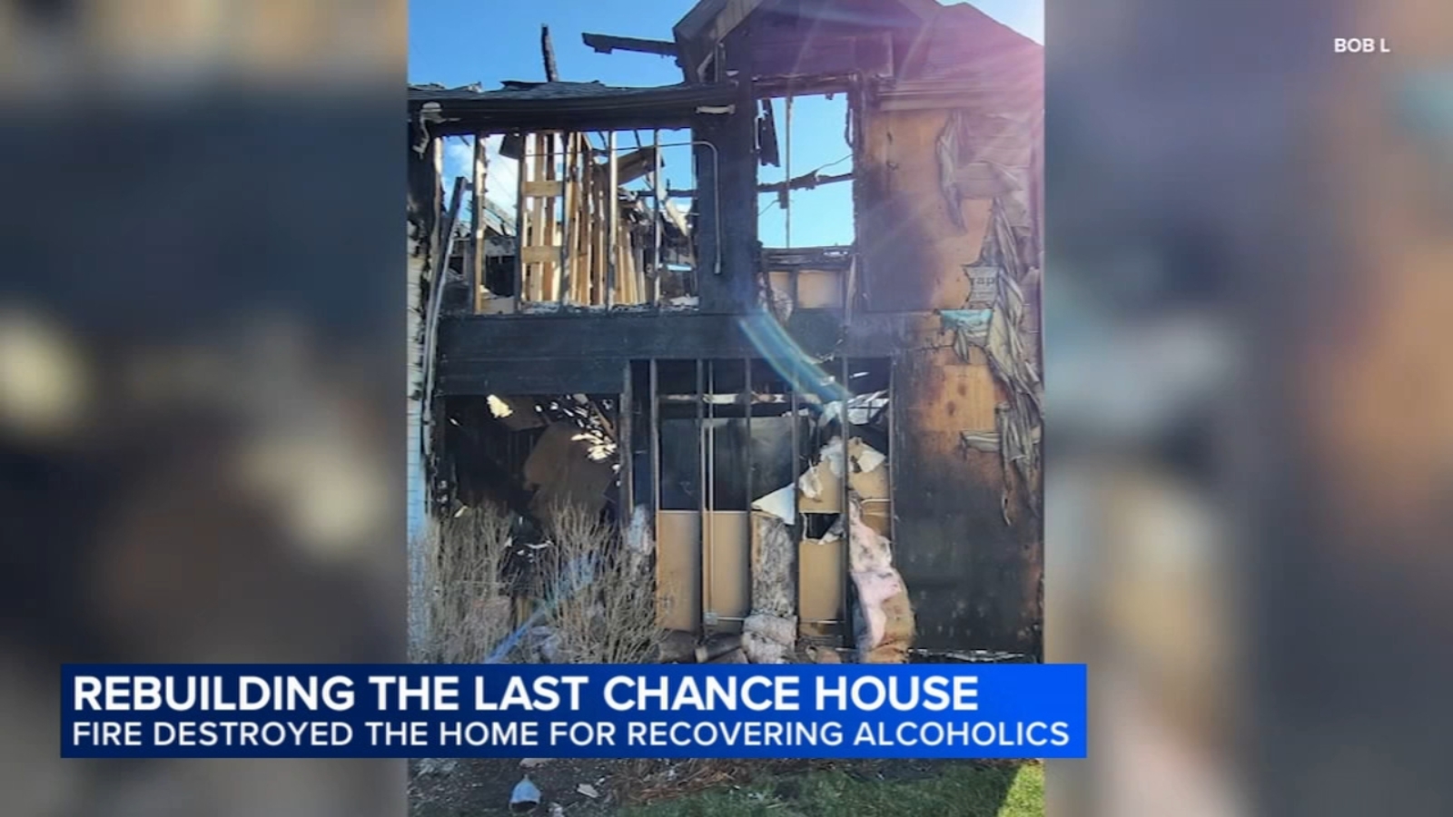 Crews rebuilding Last Chance House, sober living halfway house ...
