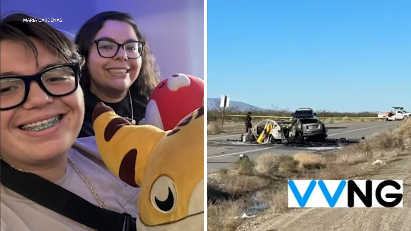 Victorville parents grieve the loss of 2 of 3 children in fiery crash ...