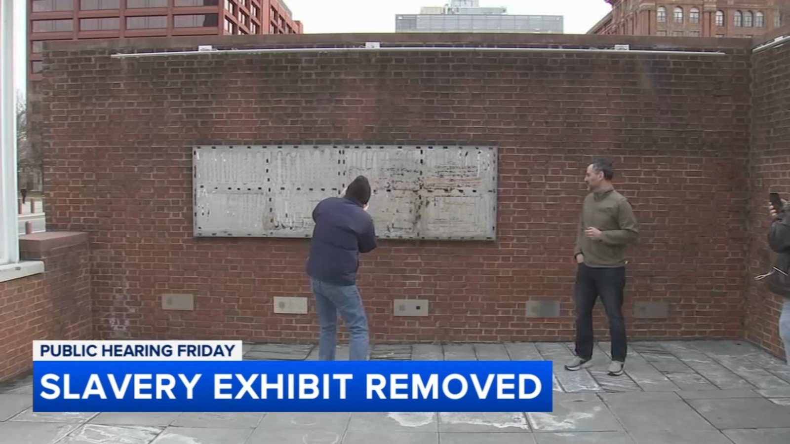 Philadelphia to hold public hearing after removal of slavery exhibits ...