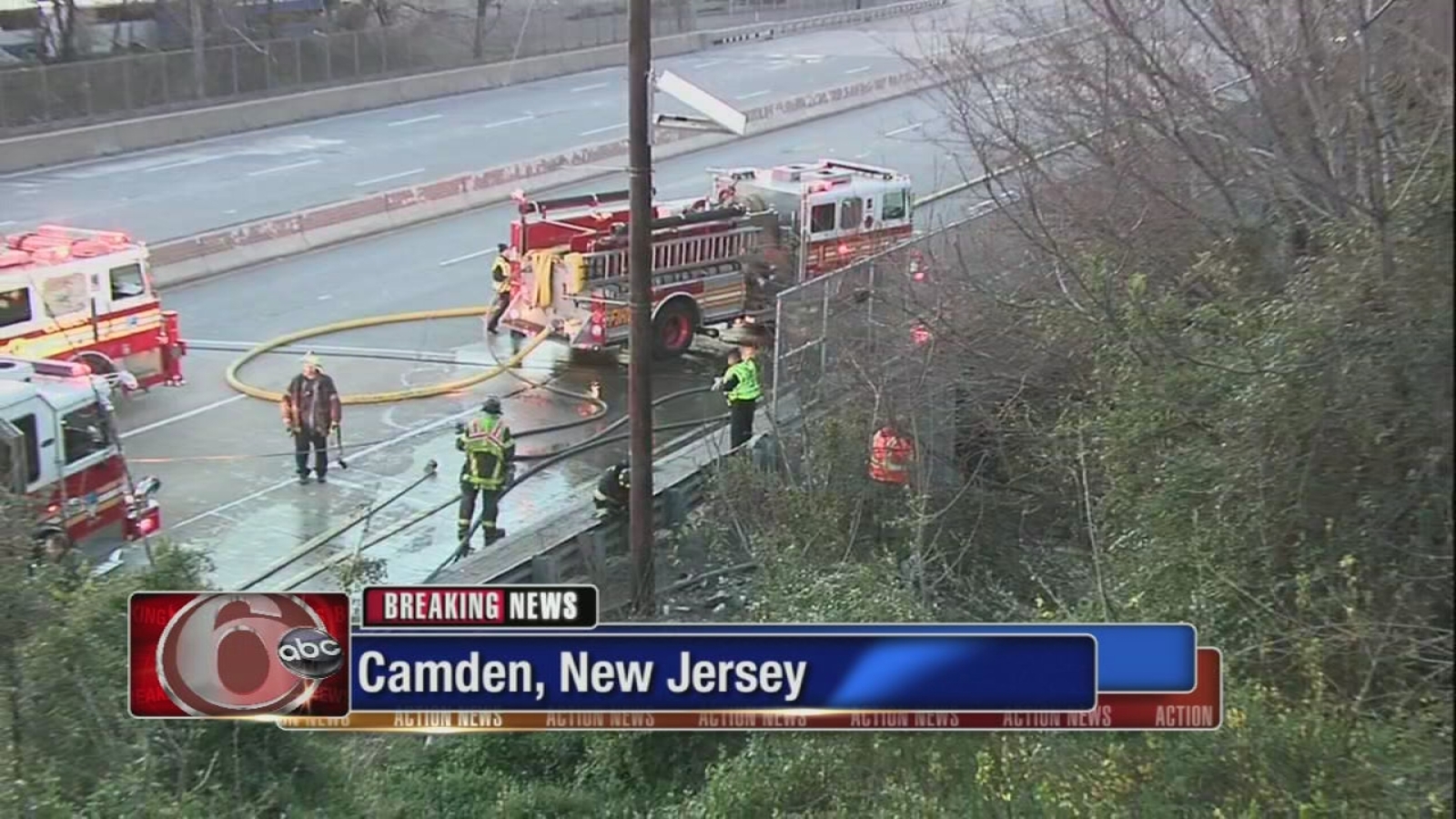 Admiral Wilson Boulevard in Camden reopens WB lanes after fire - 6abc ...