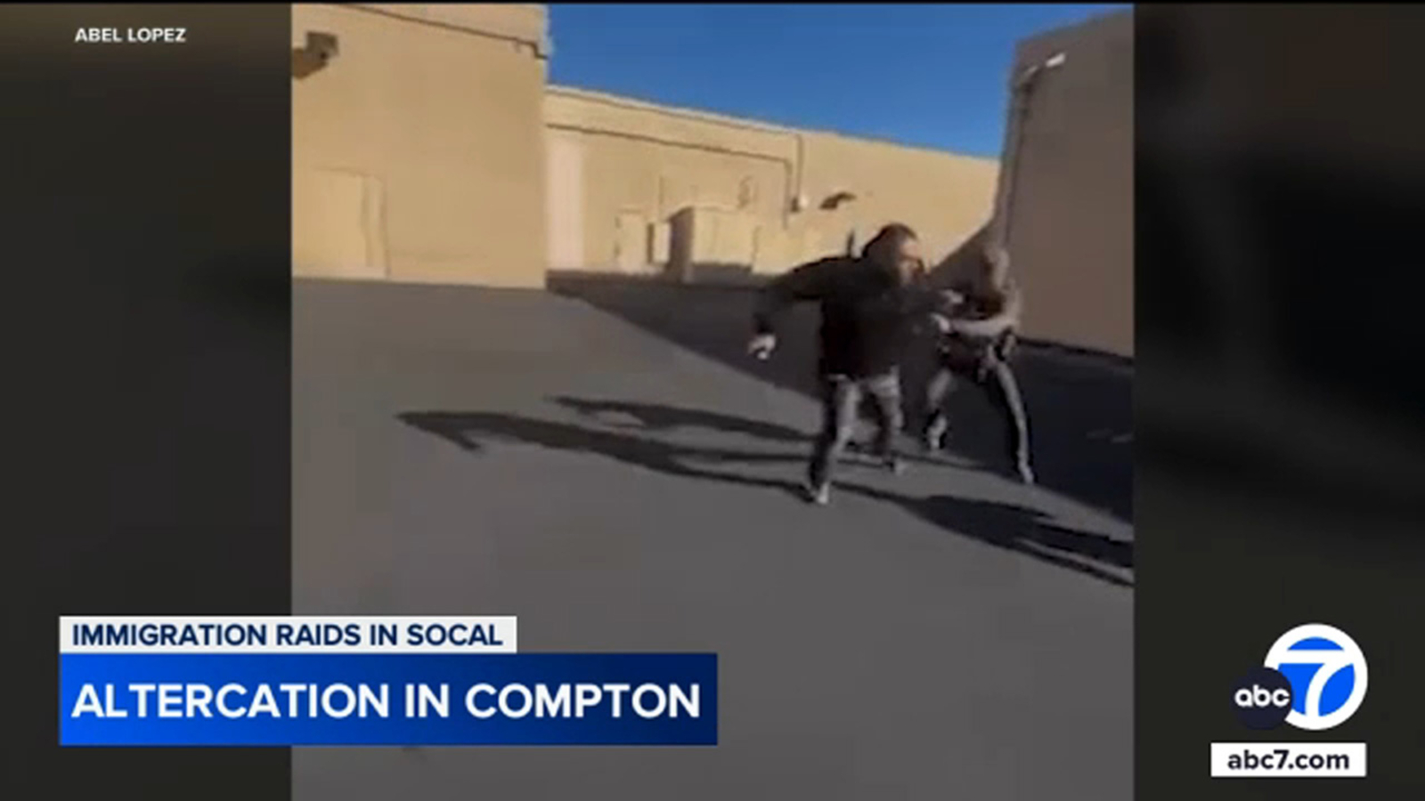 Federal agents tackled, used Taser on man in Compton, witness says ...