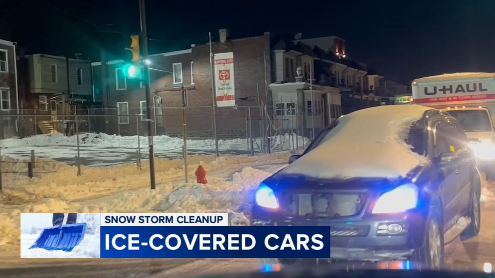 Winter storm cleanup: Police warn drivers to remove snow and ice from ...