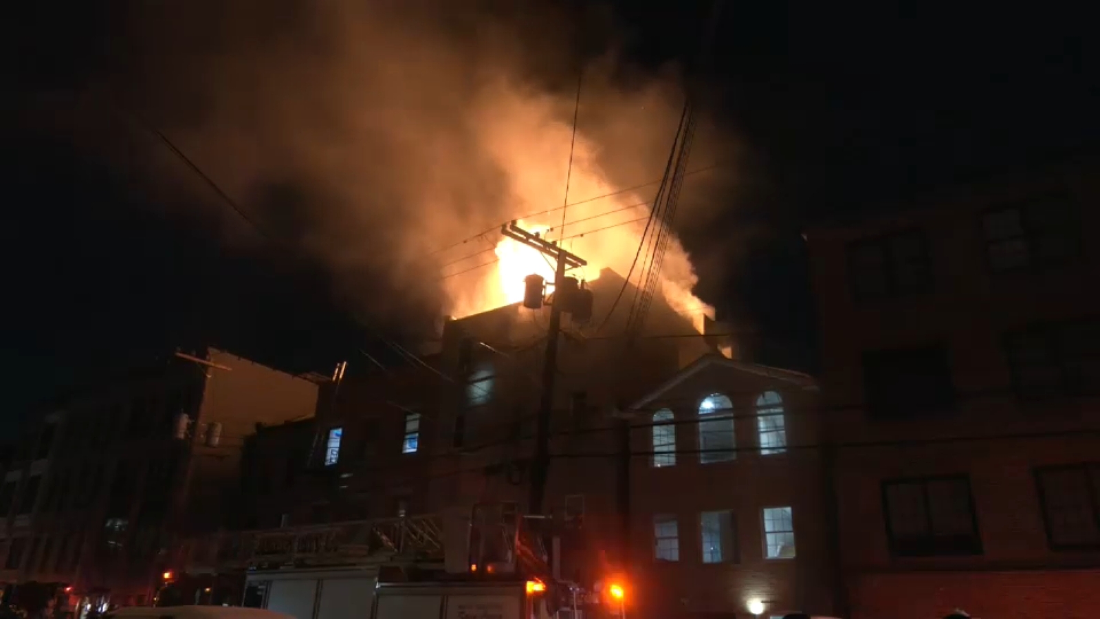 Firefighter suffers back injury in Jersey City apartment building fire ...