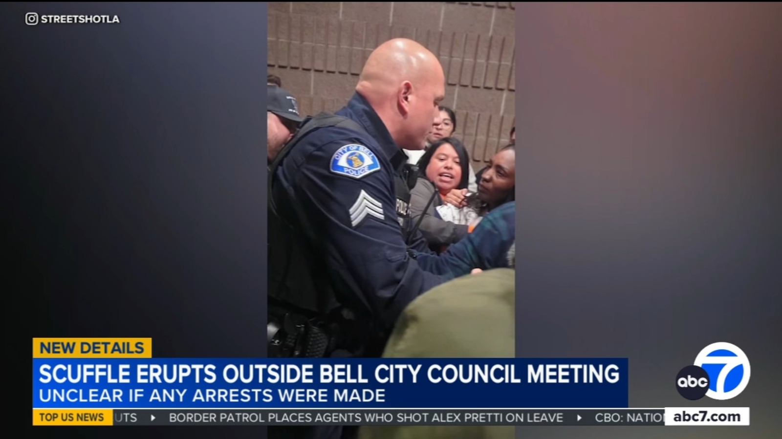 Confrontation between community members, police outside Bell City ...