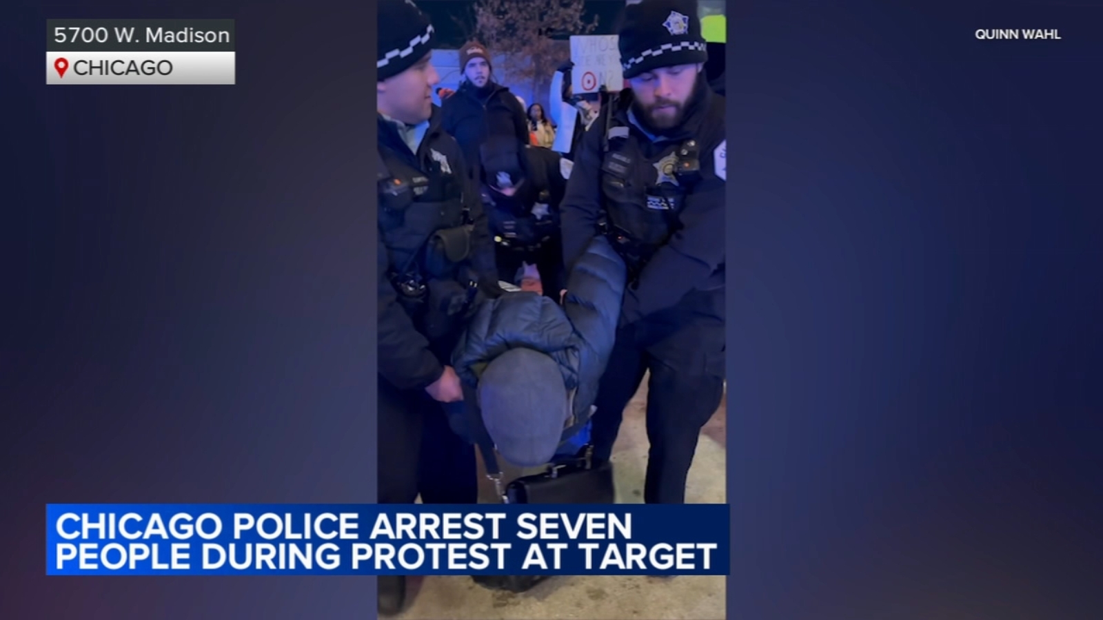 7 protesters who want Target to call or ICE to leave Minnesota ...