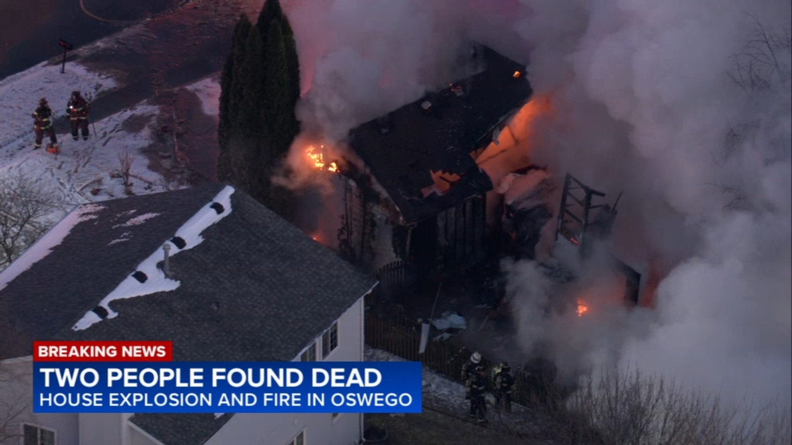 Oswego, Illinois news: 2 found dead after house explosion, large fire ...