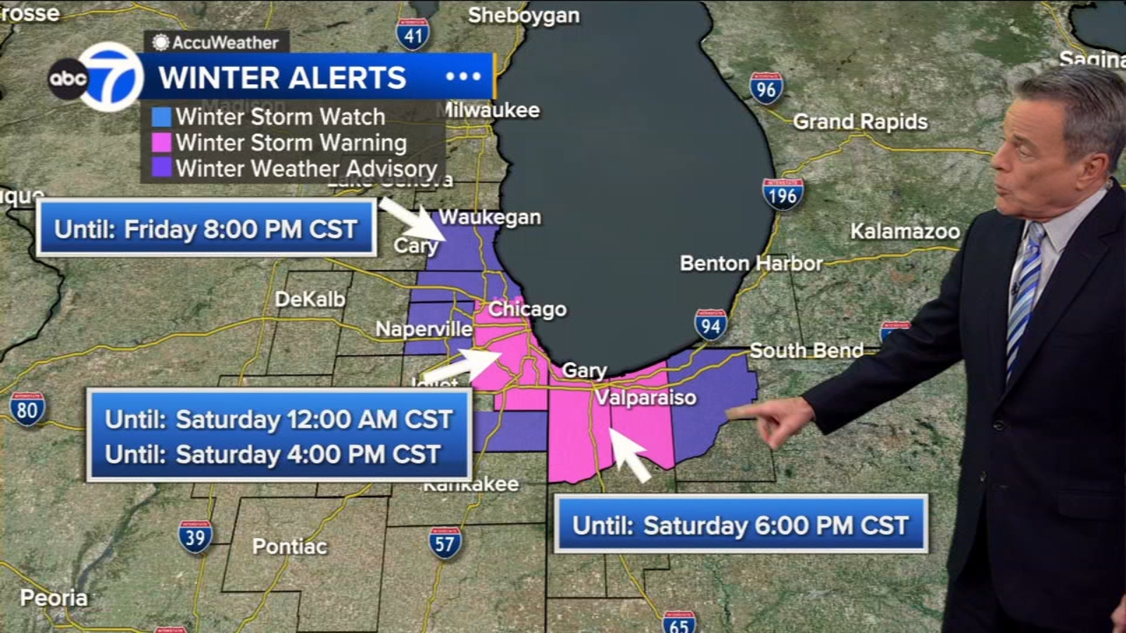 Chicago snow forecast: Chicago weather today, tomorrow includes Winter ...