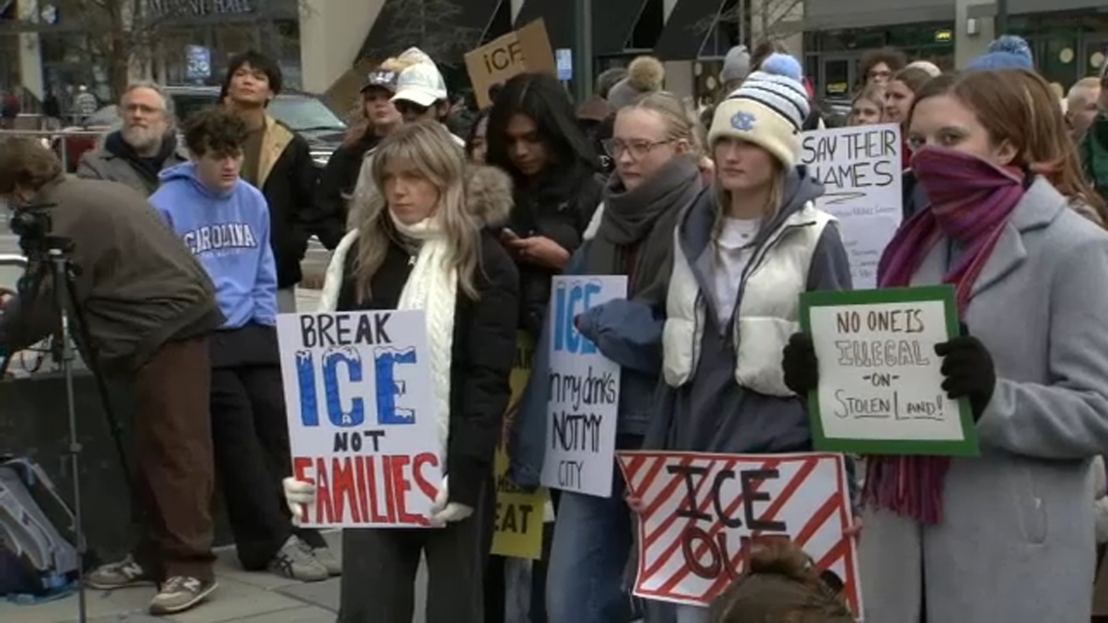 Triangle demonstrations protest Minnesota ICE killings in national ...