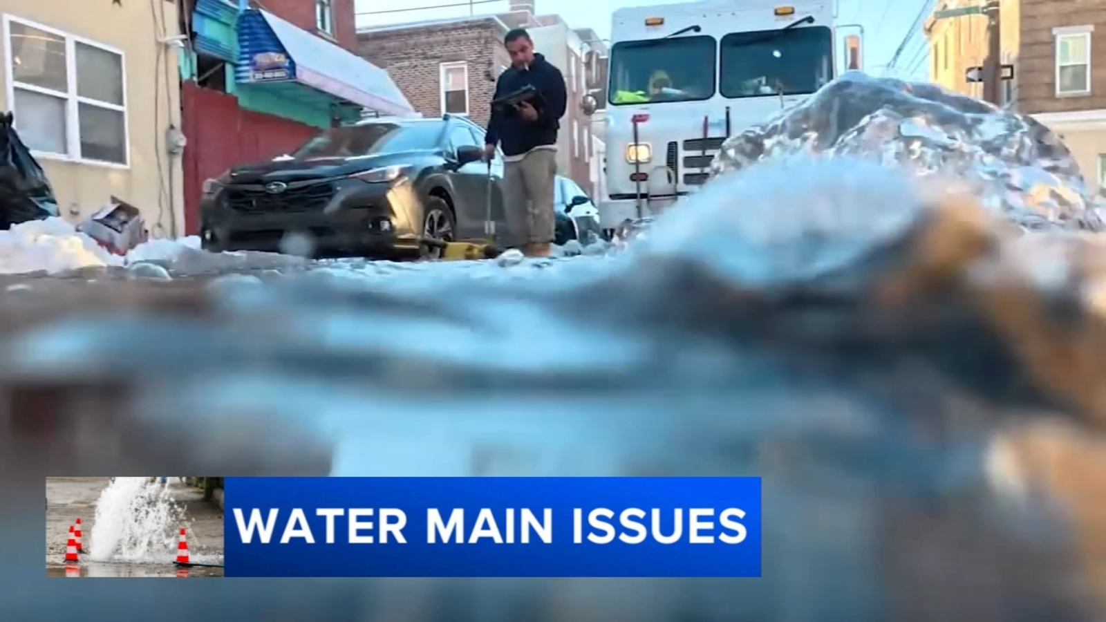 Frigid temps cause multiple water main breaks across Philadelphia ...