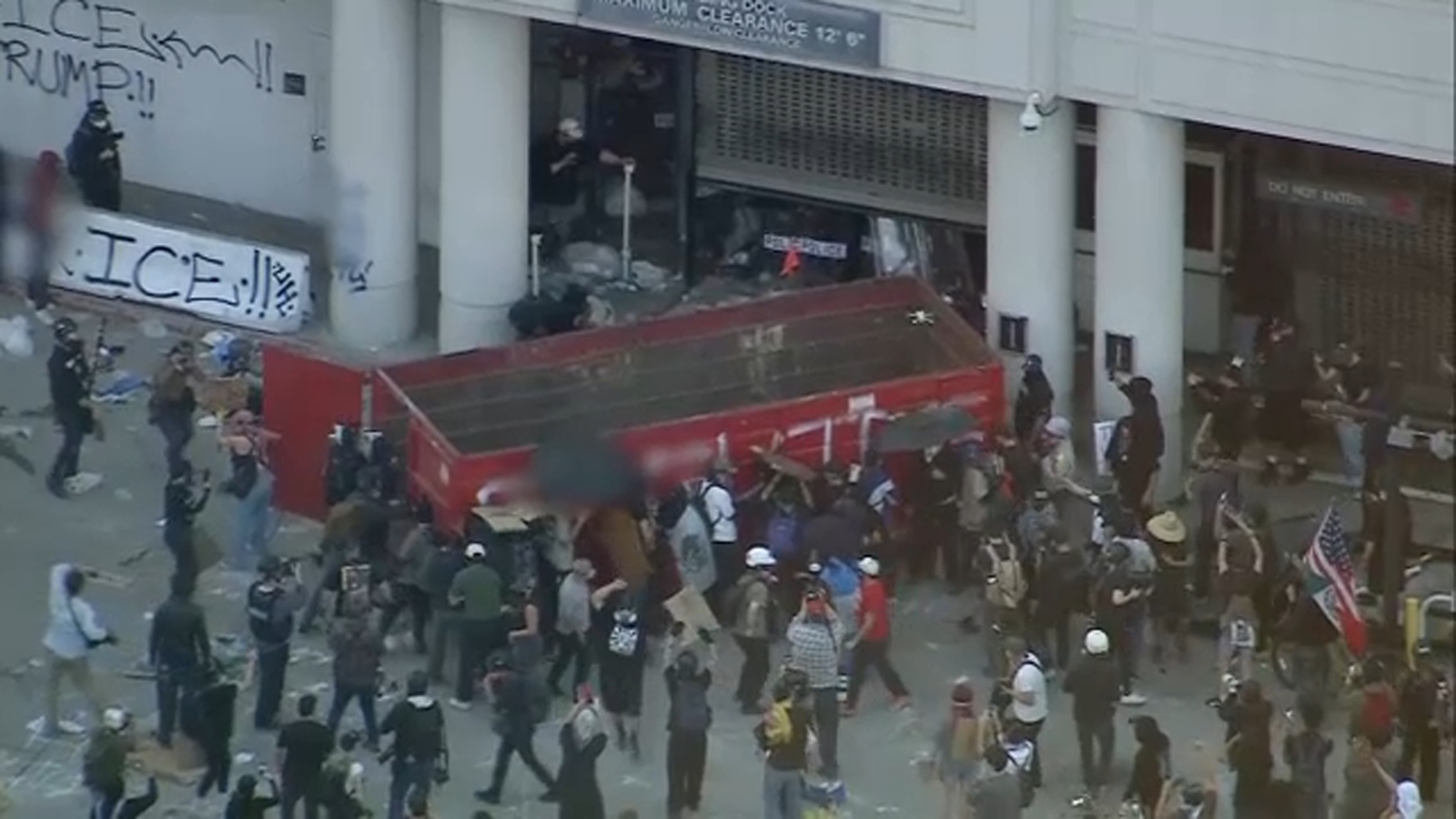 8 arrested during chaos after protest in downtown LA on Friday, LAPD ...