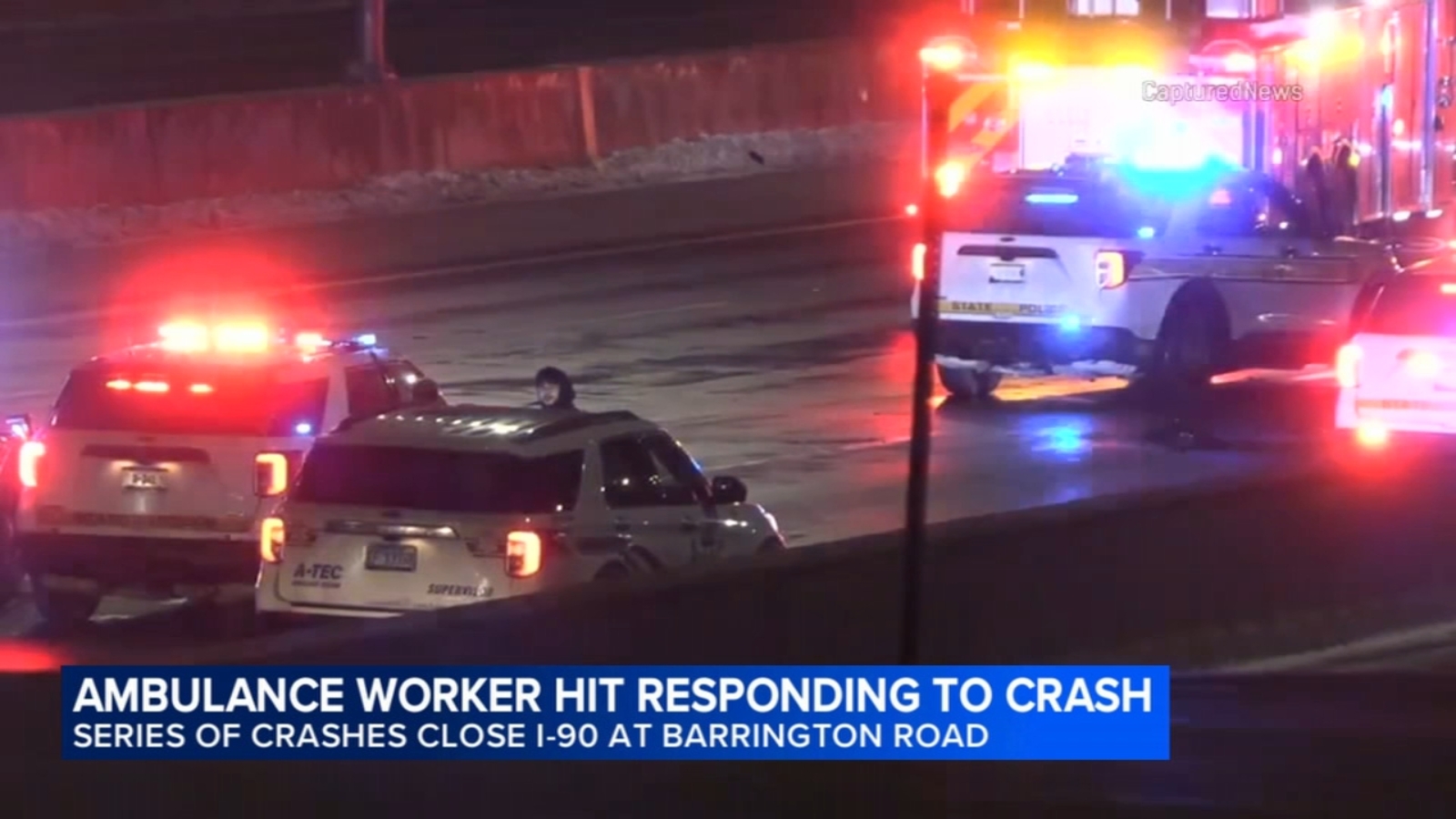 Chicago area traffic: 2 injured, including EMS worker, in I-90 crash in ...