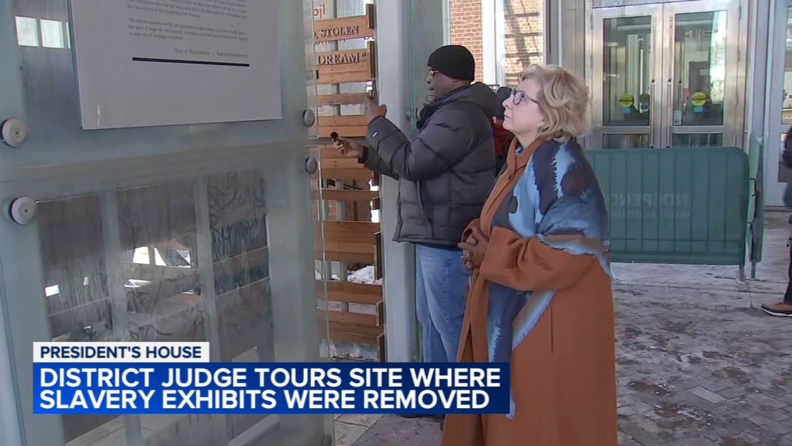 Judge presiding over panel removal case tours President's House on ...