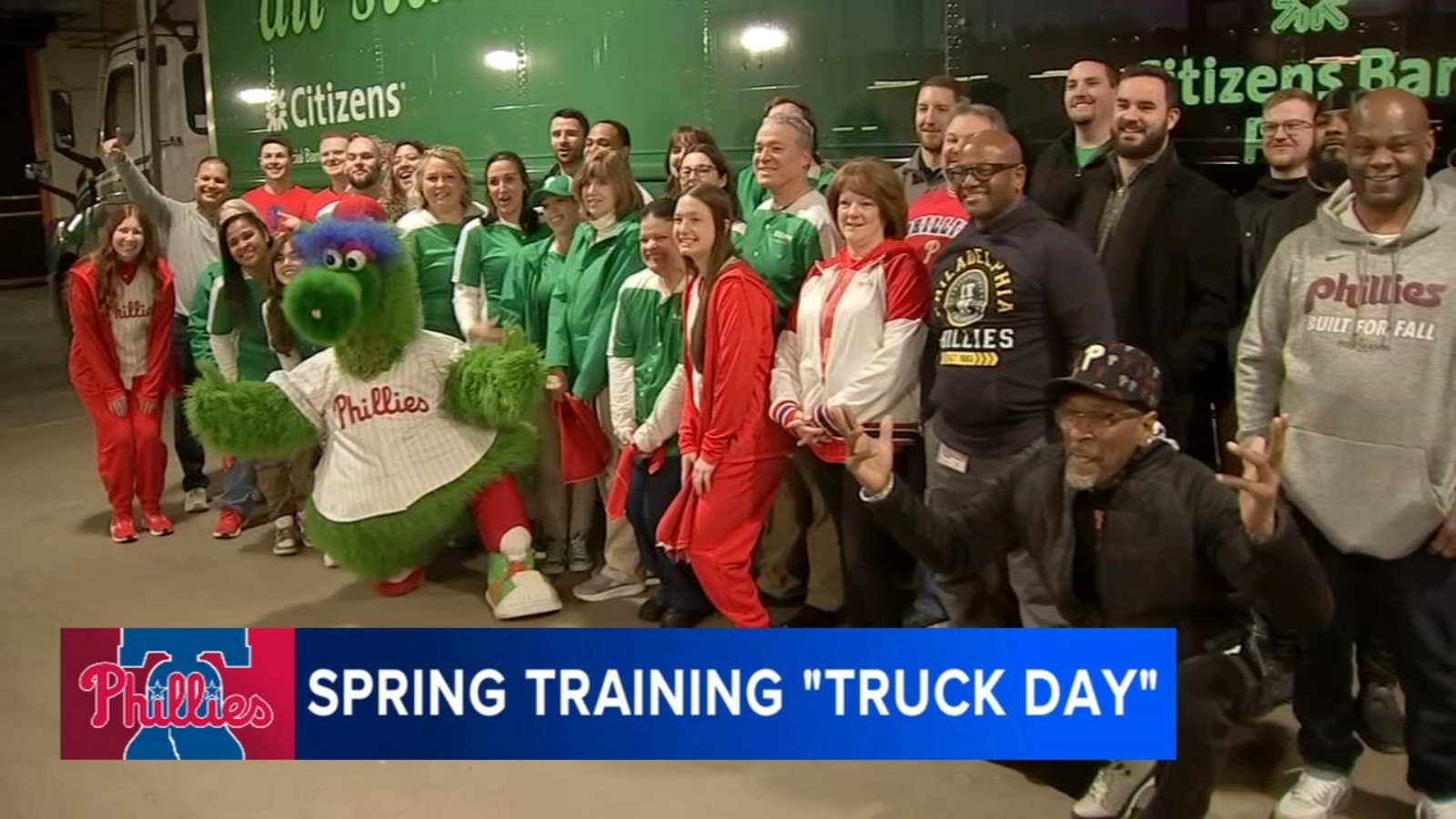 Philadelphia Phillies equipment truck heading south to Clearwater ...