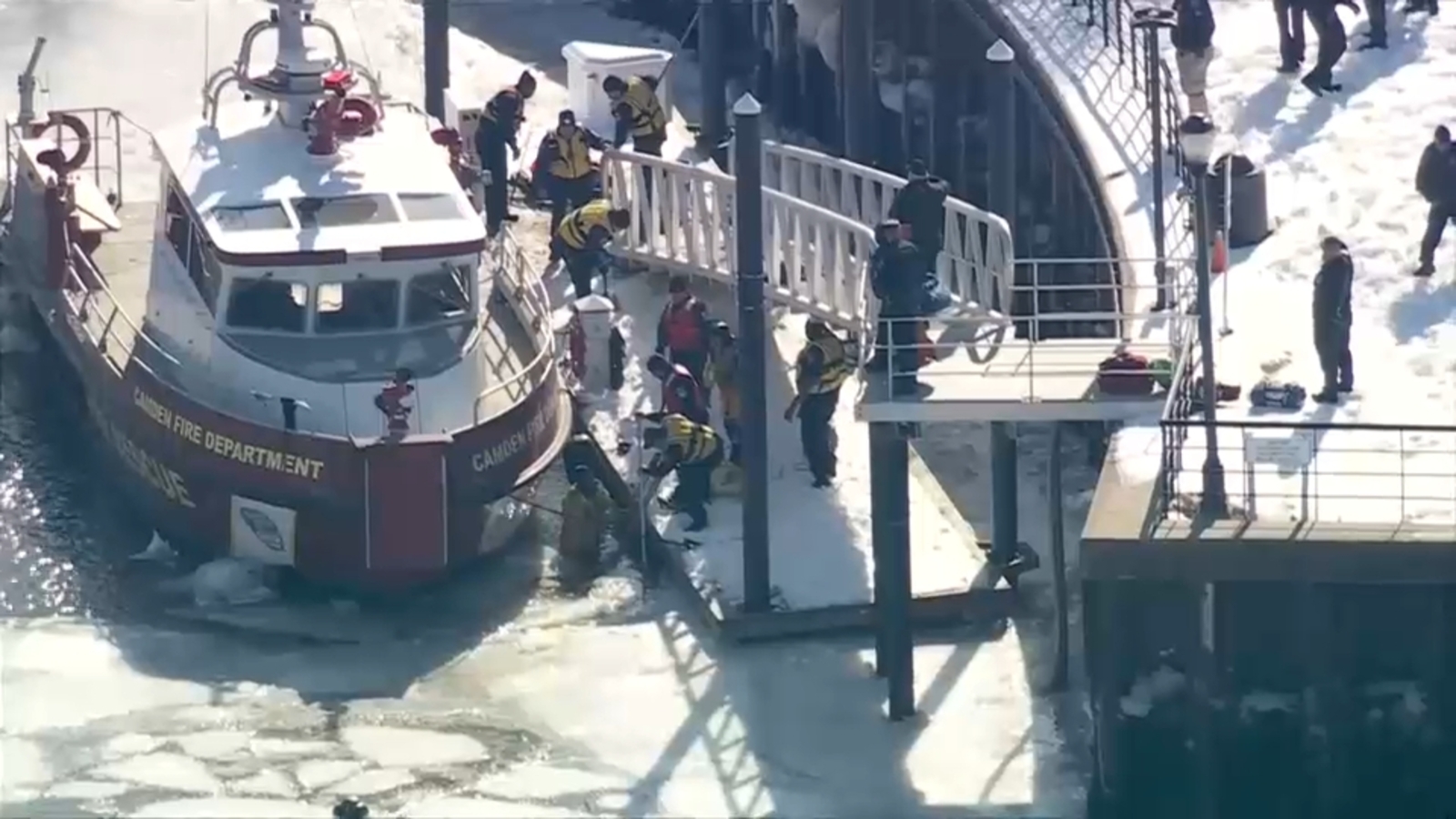 Firefighter dies after falling into Delaware River in Camden, New ...
