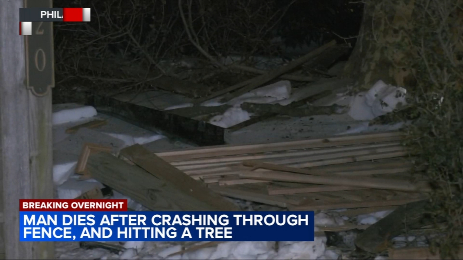 Man dies following single-vehicle crash in Philadelphia's West Mount ...